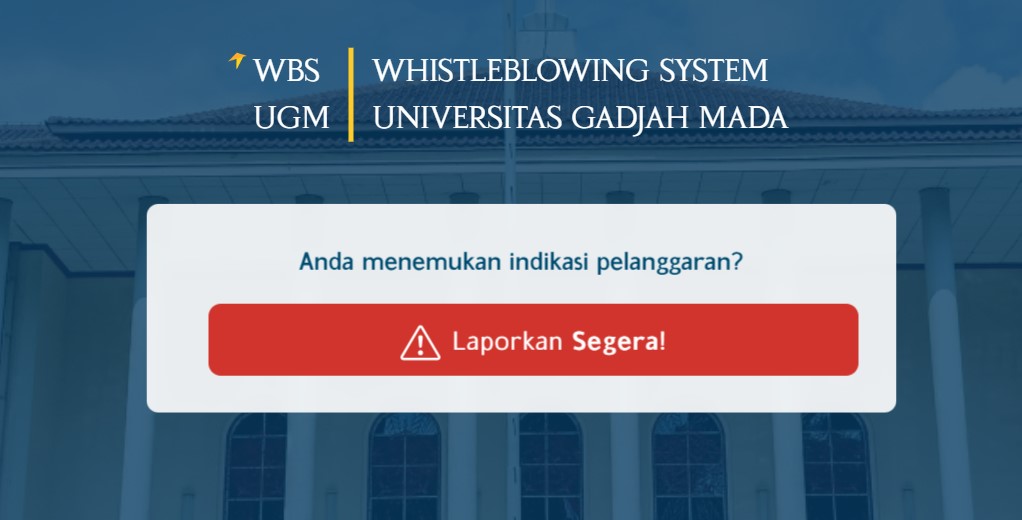 Mekanisme WBS | Whistleblowing System UGM